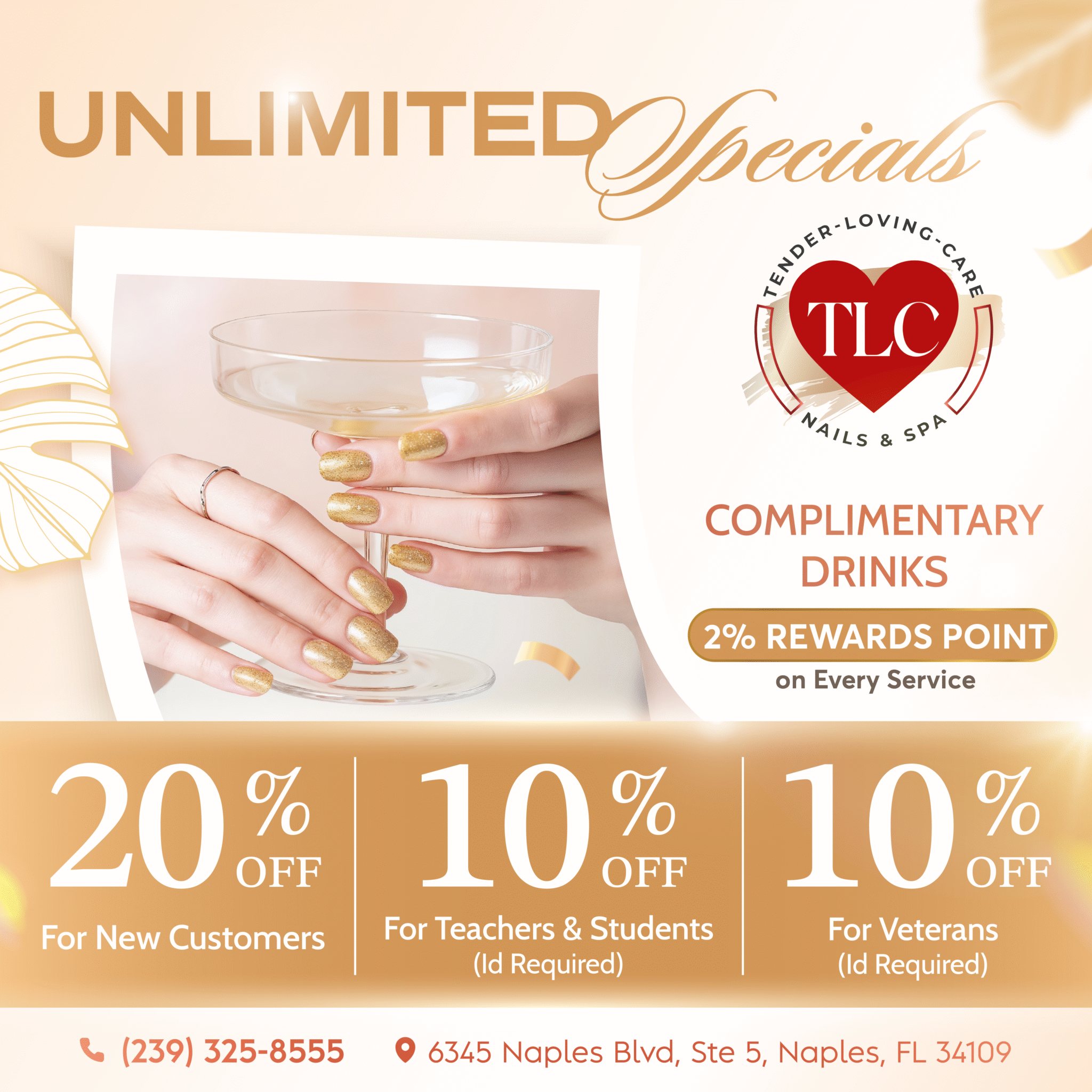 TLC Nails & Spa | Nail Salon In Naples, FL 34109